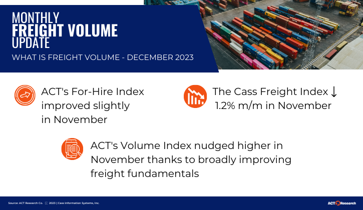 What is Freight Volume? | ACT Research