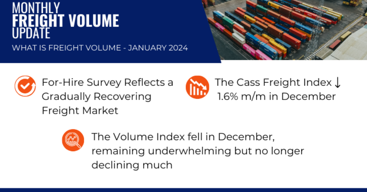 What is Freight Volume? | ACT Research