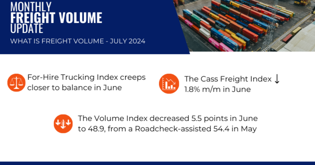 What is Freight Volume? | ACT Research